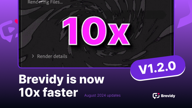 Brevidy + Adobe - More Speed with the NEW Retiming and Text Editing Tool - V1.2.0